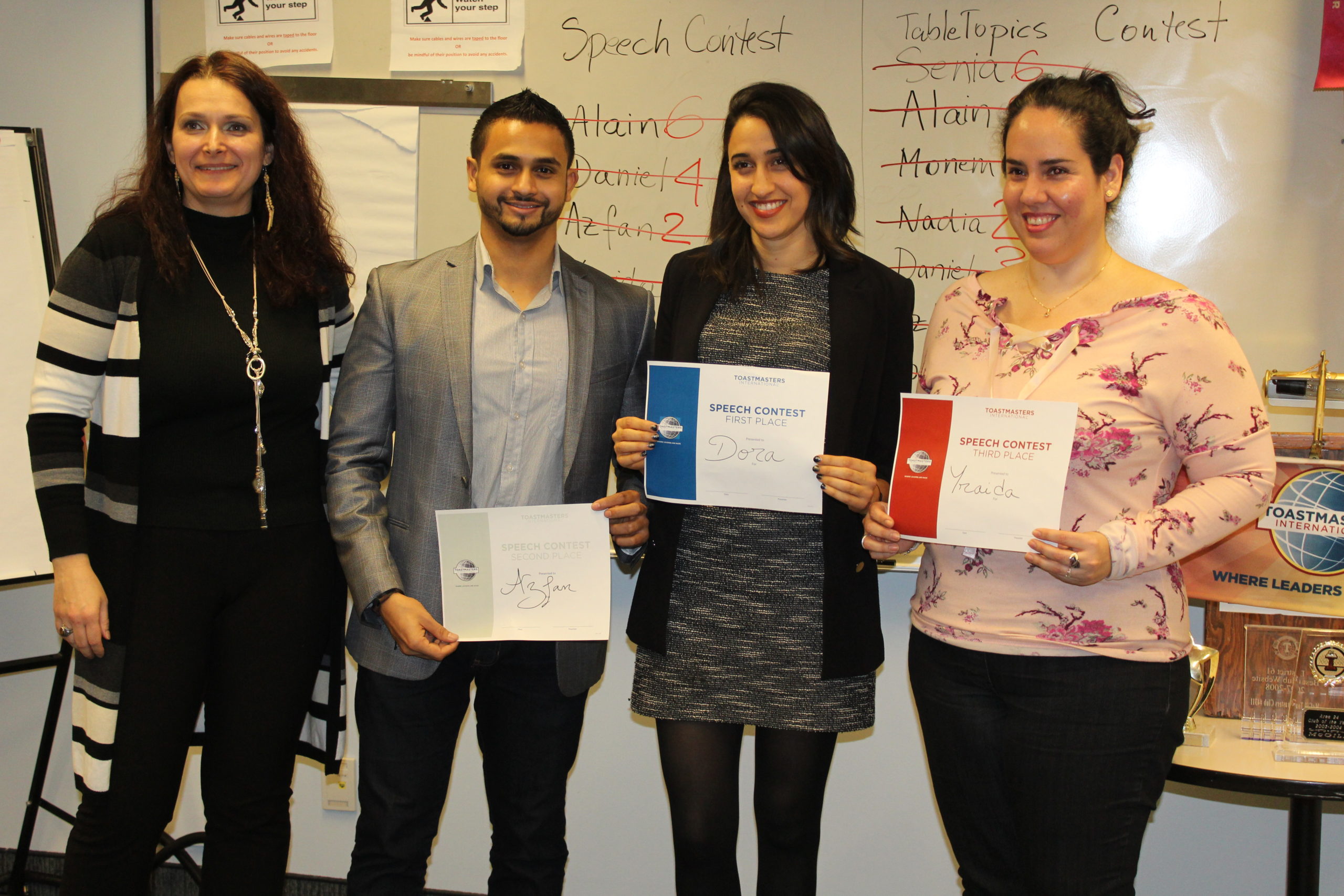 Dec 3rd 2019; Speaking and Table topics competition – McGill ...